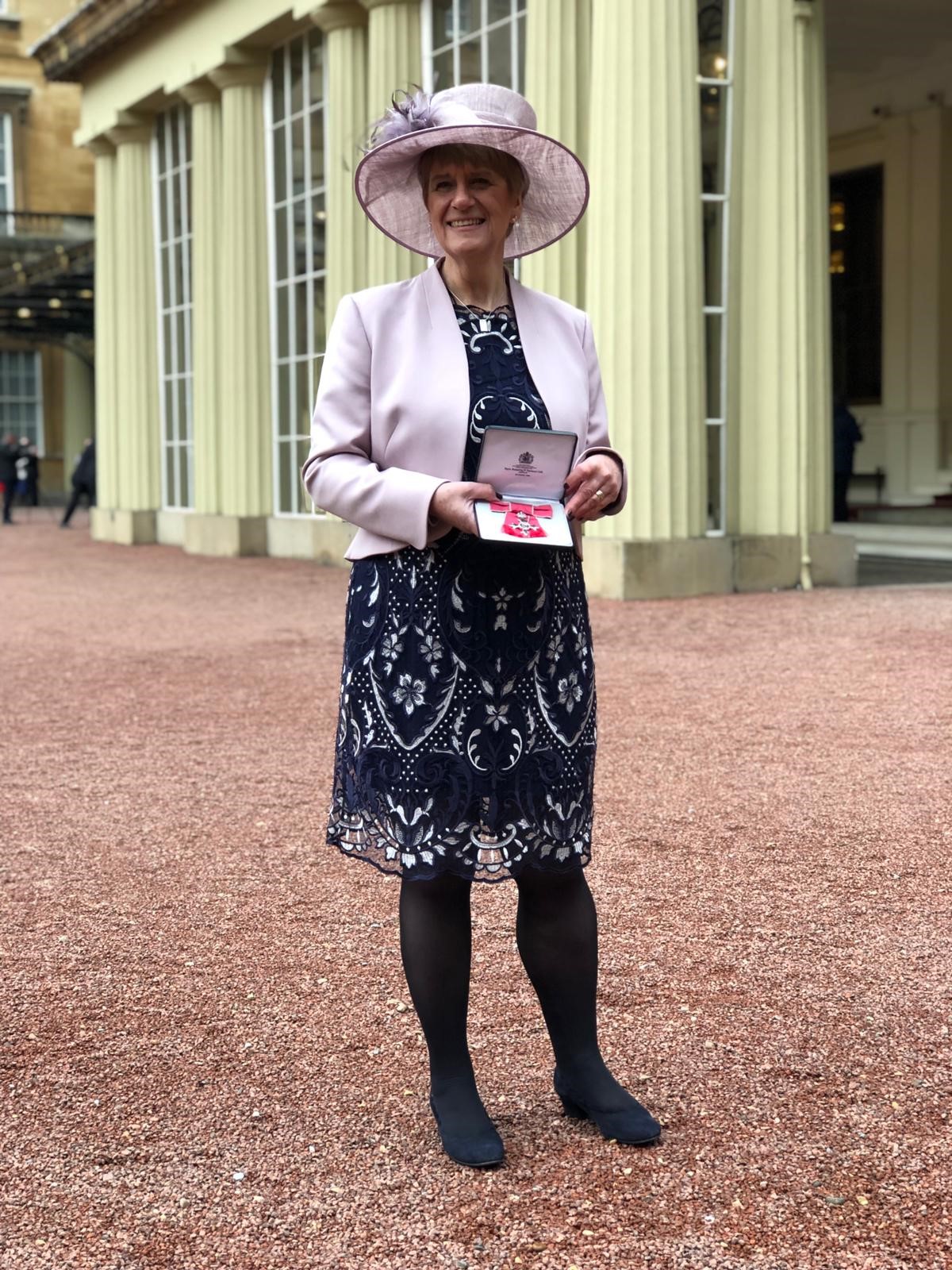 Professor Sally Kendall receives MBE at Buckingham Palace - News Centre ...