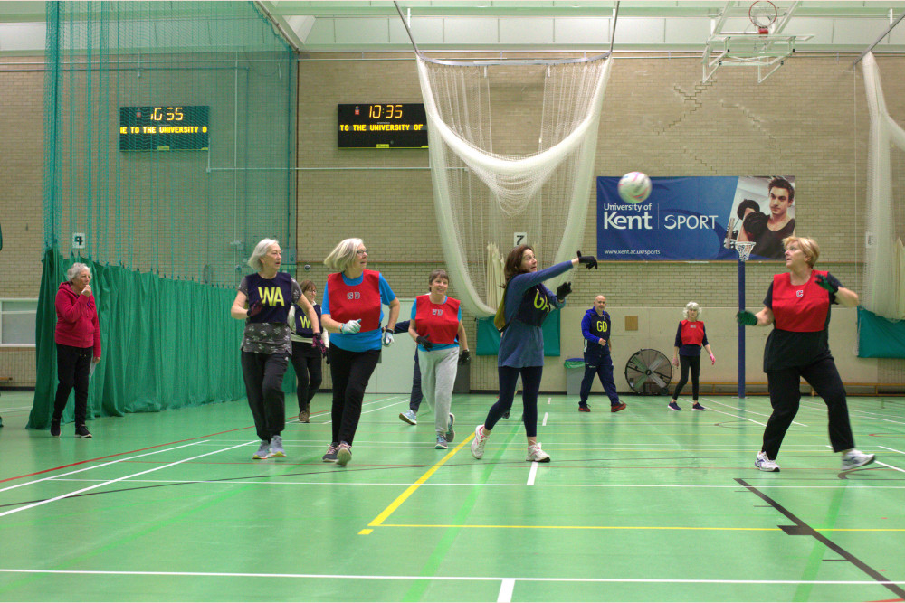 Active 55+ Walking Netball - What's on - University of Kent